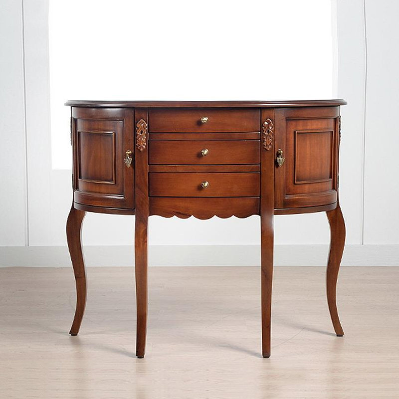 Rite Treasure 55" Brown Rectangular Solid Wood Console Table | Wayfair